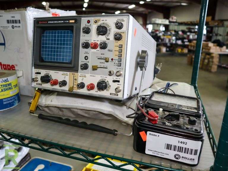 Simpson 260 Meter Master and Hitachi Storage Oscilloscope - Roller Auctions