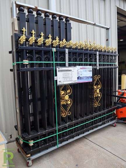 New TMG Industrial TMG-MG88P Wrought Iron Bi-Parting Gate and Fence ...