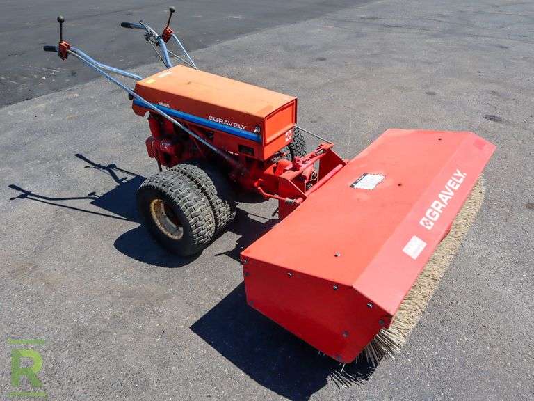 Gravely 5665 Walk Behind Tractor, 12Hp Gas With 51" Brush - Roller Auctions