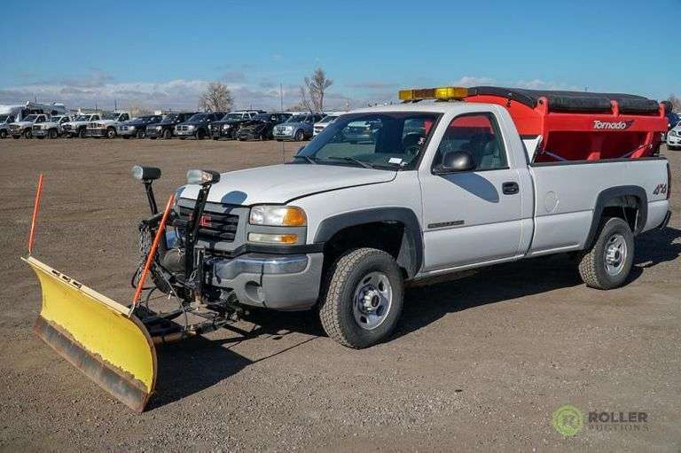 2005 GMC SIERRA 2500 HD 4X4 PICKUP, Vortec 6.0L V8, Automatic, 7.5 ...