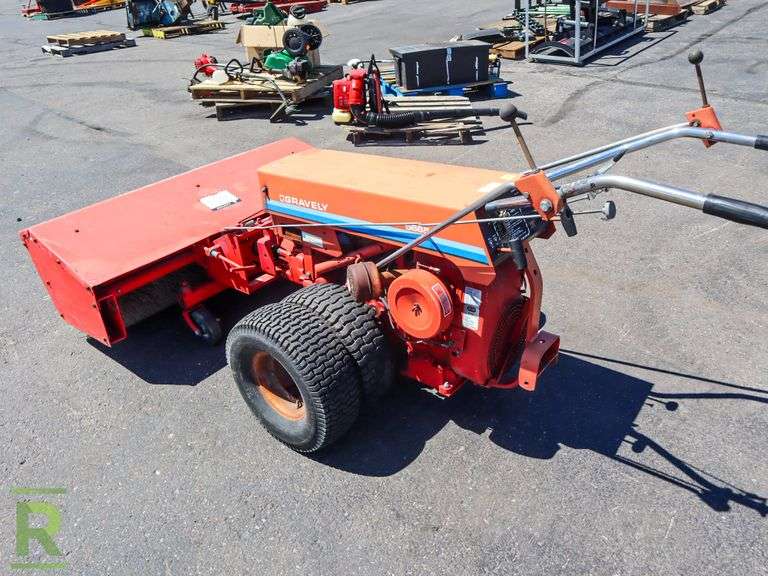 Gravely 5665 Walk Behind Tractor, 12Hp Gas With 51" Brush - Roller Auctions
