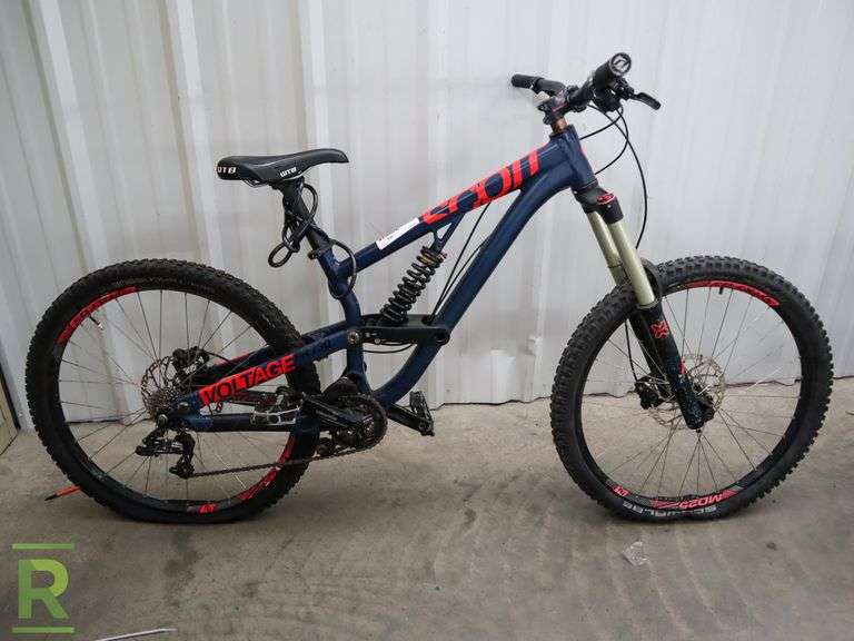 Scott FR-730 Voltage Full Suspension Mountain Bike, L, 27.5 Tires, Disc Brakes, Xfusion Front ...