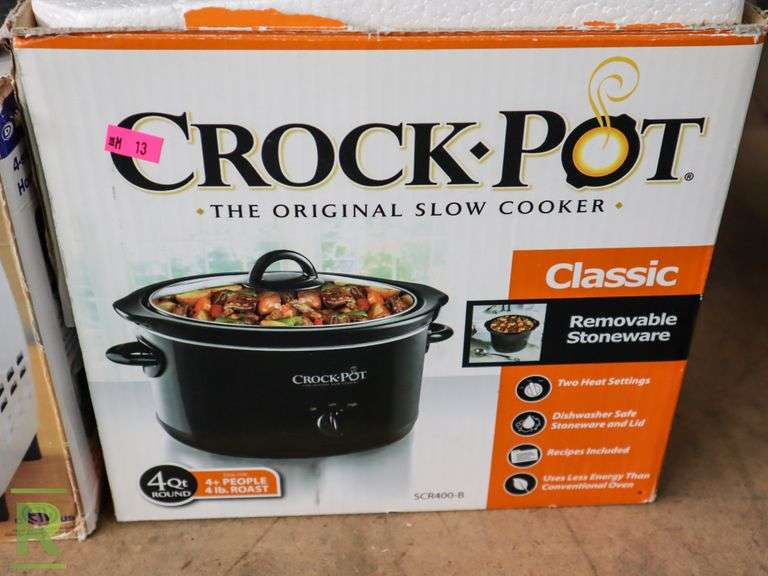(2) Durabrand 4-Slice Toaster Ovens and Crock-Pot 4Qt Slow Cooker ...