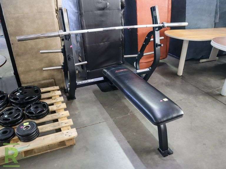 Promaxima Raptor Bench Press and Bar - Roller Auctions