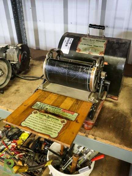 Edison's No. 75 Rotary Mimeograph Machine - Roller Auctions