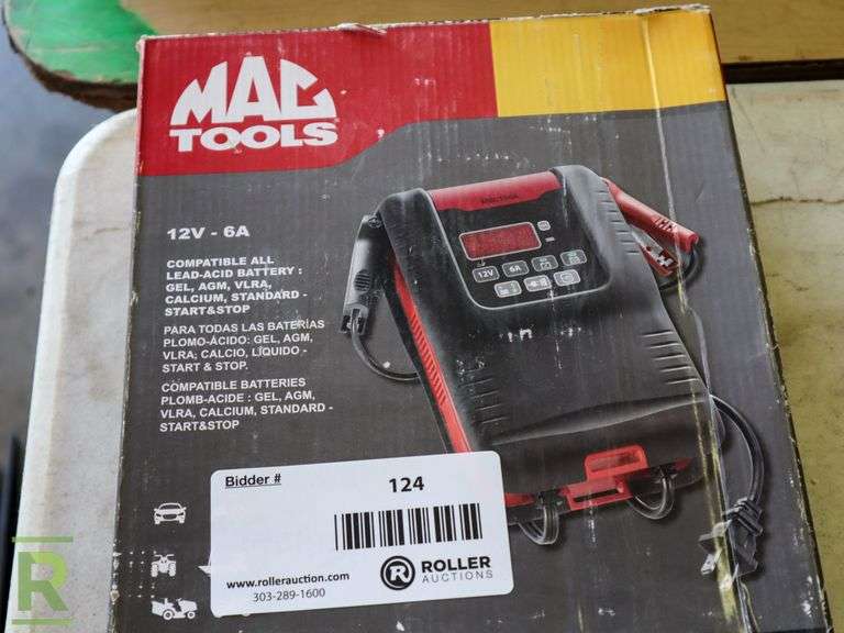 New Mac Tools MBC126A Battery Charger and MACB300 12V Battery Tester ...