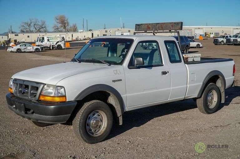 1998 FORD RANGER 4X4 EXTENDED CAB PICKUP, 4.0L V6, Automatic Mileage ...