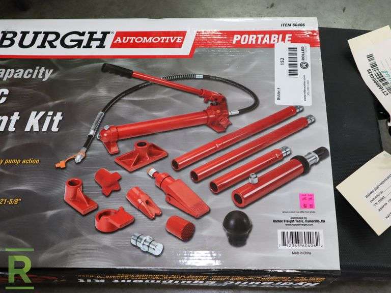 Pittsburgh 60406 Portable Hydraulic Equipment Kit - Roller Auctions