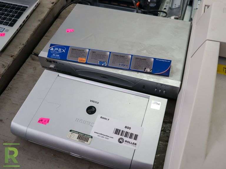 Apex DVD Player, Canon Scanner and Hp ScanJet Document Feeder - Roller ...