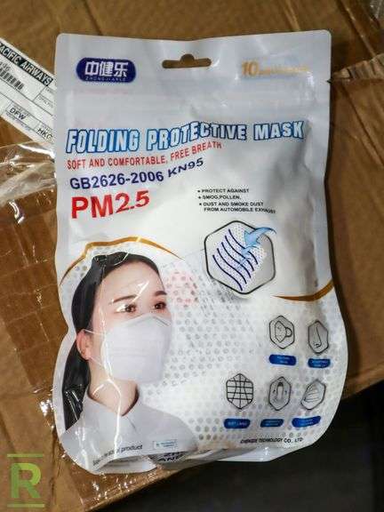 Box of GB2626-2006 KN95 Protective Masks - Roller Auctions