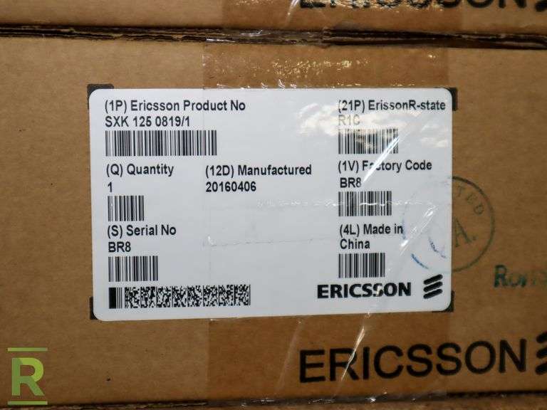 (5) Boxes of Ericsson SXK 125 Front Cover With Air Filters - Roller ...