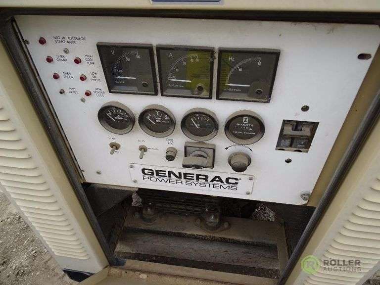 GENERAC Skid Mounted Generator, Mitsubishi 4-Cylinder Engine, Converted ...