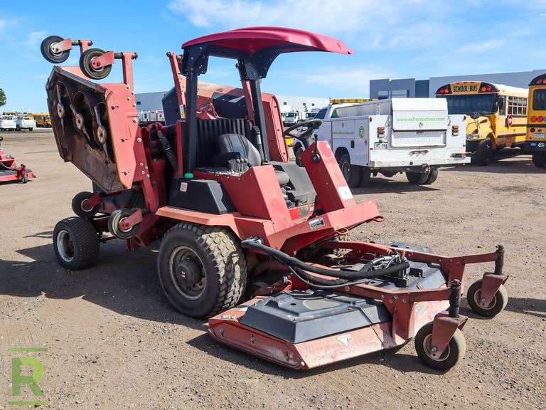 2007 Toro 30582 Groundsmaster 580D 4WD Ride-On Batwing Mower - Roller ...
