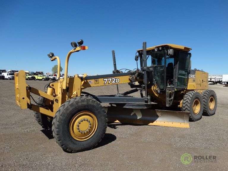 2006 JOHN DEERE 772D 6WD MOTOR GRADER, 14' Moldboard, Rylind Front Lift ...