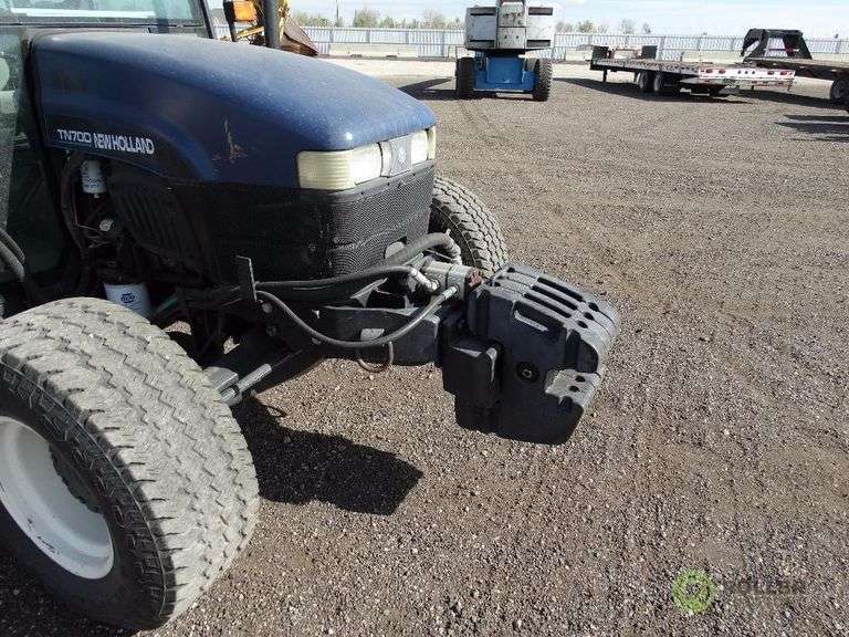 NEW HOLLAND TN70D 4WD Tractor, Diesel Engine, A/C Cab, Alamo Side ...