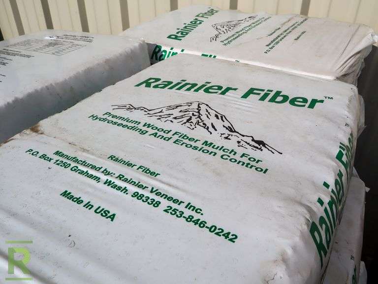 (15) 50-Lb Bags of Rainier Wood Fiber Mulch - Roller Auctions