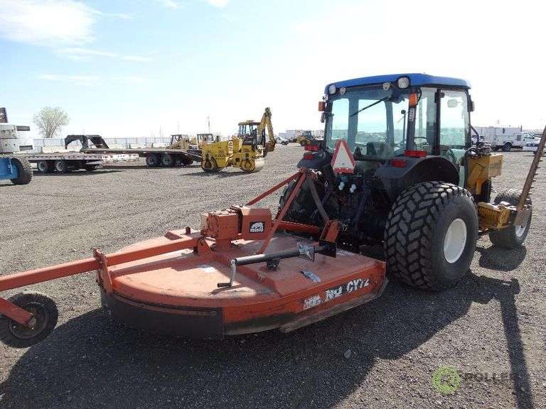 NEW HOLLAND TN70D 4WD Tractor, Diesel Engine, A/C Cab, Alamo Side ...