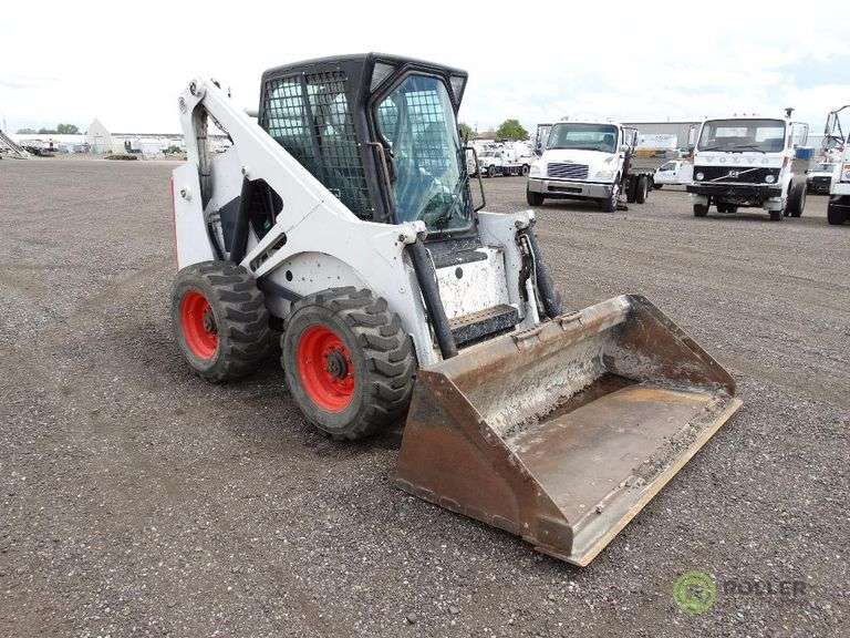 2000 BOBCAT 873 SKID STEER LOADER, Enclosed Cab, Auxiliary Hydraulics ...
