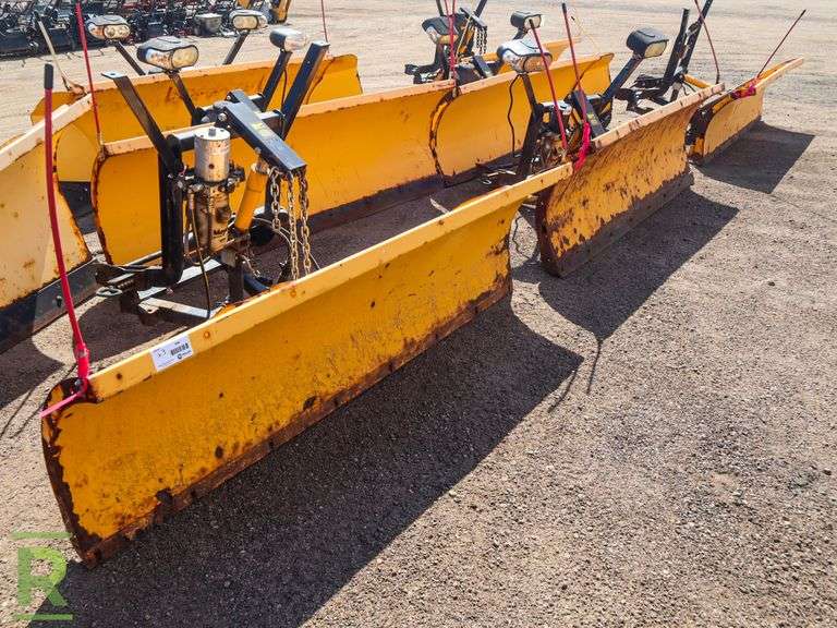 (3) Meyers LP-7.5 90" Snow Plows (No Controllers) - Roller Auctions