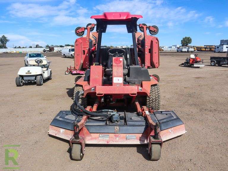 2007 Toro 30582 Groundsmaster 580D 4WD Ride-On Batwing Mower - Roller ...