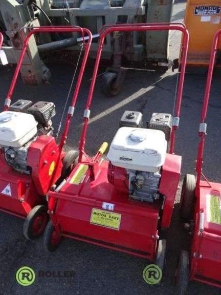 Yard Marvel Motor Rake, Honda GX160 Gas Engine - Roller Auctions