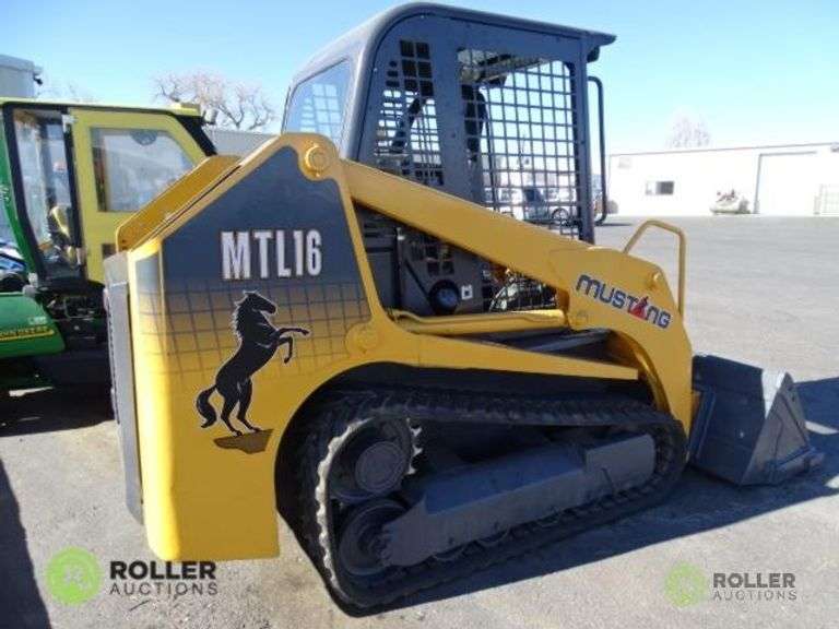 Mustang MTL16 Trac Skid Steer Loader, Diesel, Auxiliary Hydraulics ...