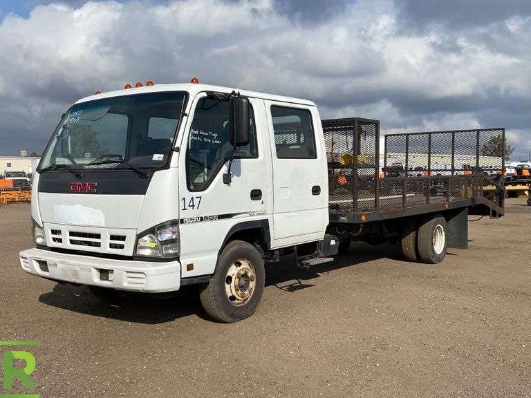 2007 GMC W4500 RWD Crew Cab Flatbed Truck - Roller Auctions