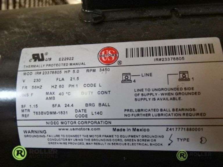 Ingersoll Rand TS5 Vertical Air Compressor, 230V, 175-PSI, 80-Gallon ...