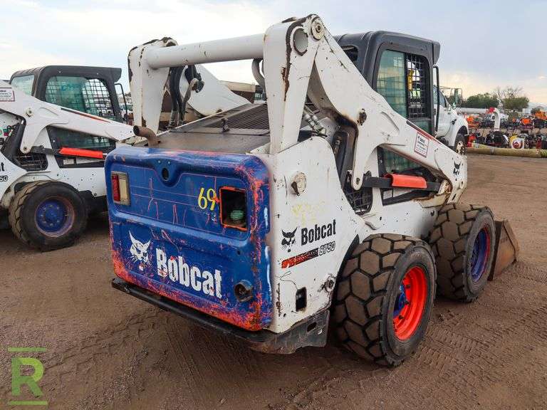 2012 Bobcat S750 Skid Steer Loader, 5.5' Bucket, Auxiliary Hydraulics ...