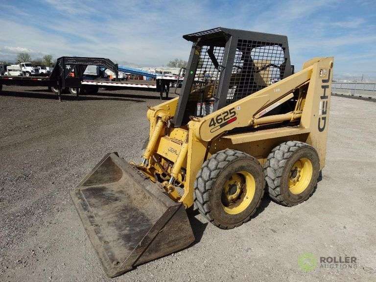 1998 GEHL SL4625 Skid Steer Loader, Auxiliary Hydraulics, 10-16.5 Tires ...