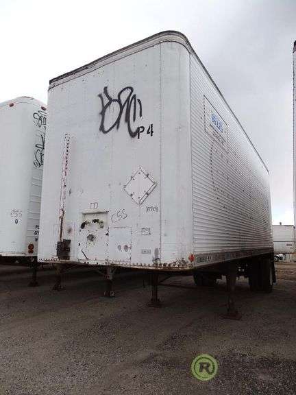 1965 TRAILMOBILE S/A VAN TRAILER, 26' x 96in, Spring Suspension, Rollup ...