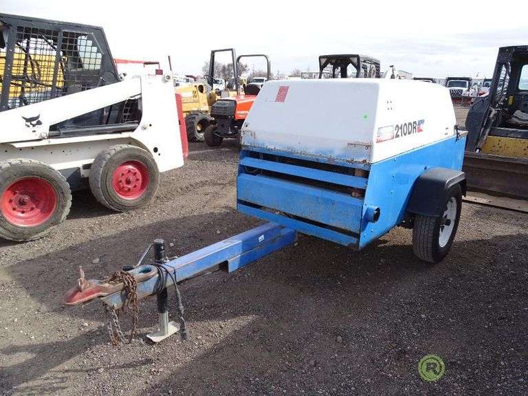 1999 GRIMMER SCHMIDT 210DR Towable Air Compressor, 210 CFM, John Deere ...