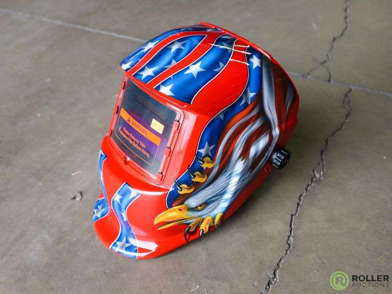 New ABB Auto Darkening Welding Helmet - Roller Auctions
