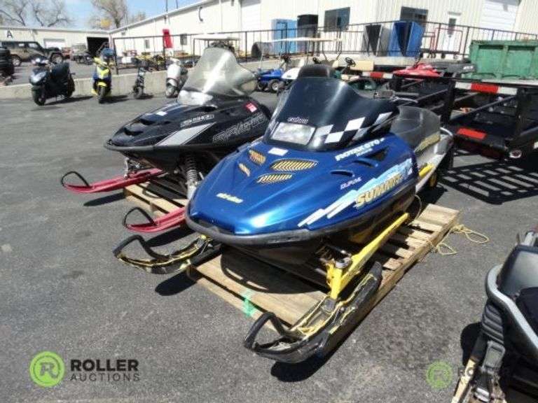 1997 SkiDoo Summit X Rotax 670 Rave Snowmobile, Gas, Showing 3010 Miles ...