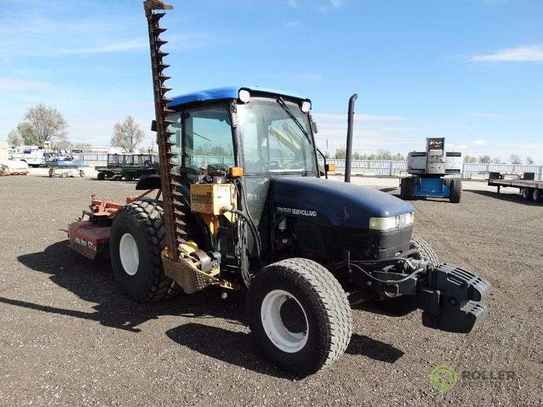 NEW HOLLAND TN70D 4WD Tractor, Diesel Engine, A/C Cab, Alamo Side ...
