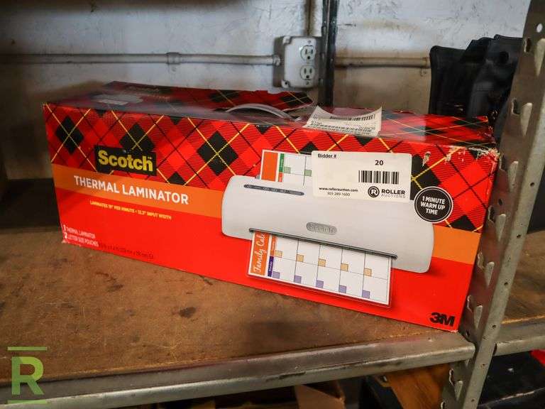 Scotch Thermal Laminator - Roller Auctions