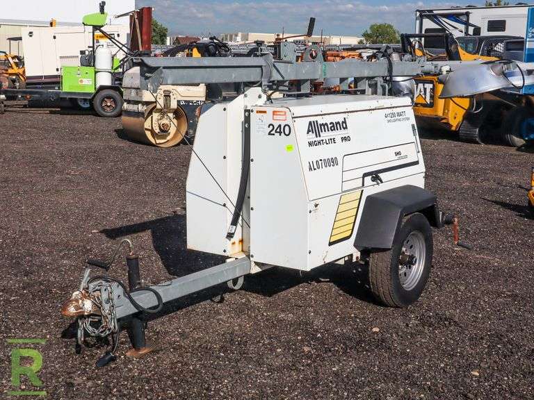 Allmand Night-Lite Pro Towable Light Tower - Roller Auctions