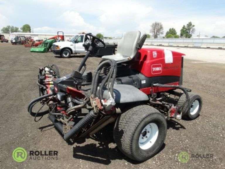 TORO REELMASTER 5410 RIDE-ON REEL MOWER, Kubota 4-Cylinder Diesel, (5) 25in Reels, Hour Meter ...