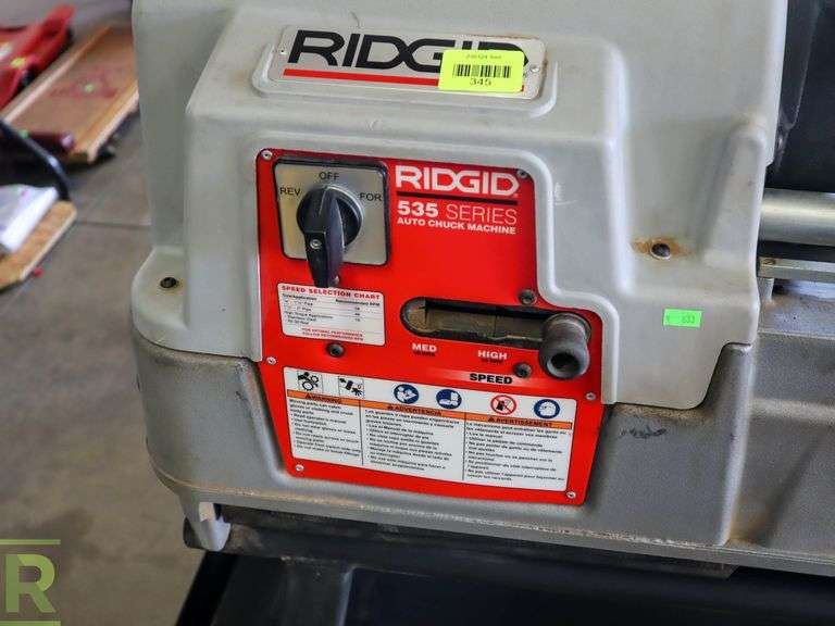 Ridgid 535 Auto Chuck Machine - Roller Auctions
