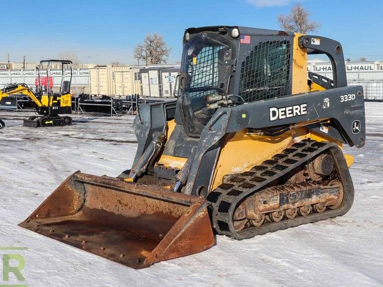 2012 John Deere 333D Crawler Skid Steer Loader - Roller Auctions