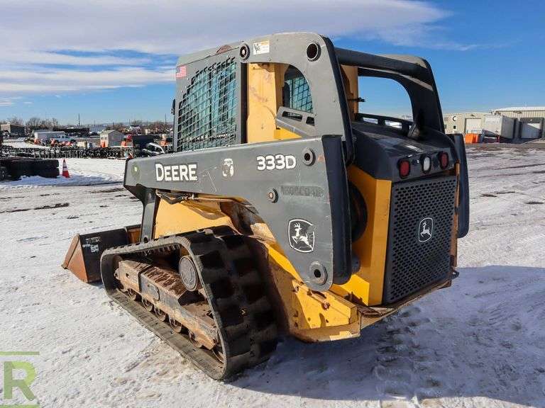 2012 John Deere 333D Crawler Skid Steer Loader - Roller Auctions