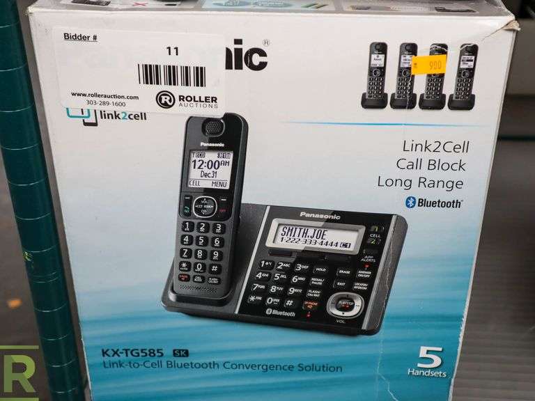 Panasonic Telephones, KX-TG585, KX-TG454, KX-TG585 (Used Some Parts May ...