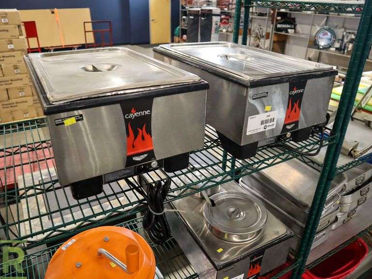 (2) Vollrath 1001 Food Warmers - Roller Auctions