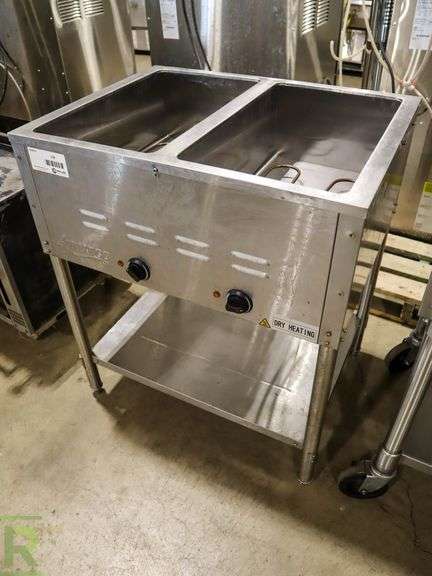 Avantco 2-Bay Steam Table With Lower Shelf, Electric - Roller Auctions