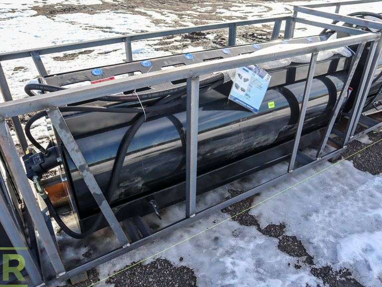 New Agrotk Hydraulic 72" Vibratory Roller Attachment to Fit Skid Steer ...