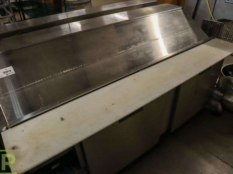 Randell 9045K-7 2-Door Refrigerated Mega Top Sandwich Prep on Casters ...