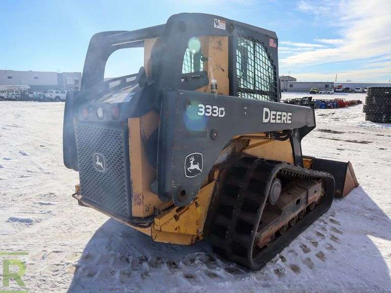 2012 John Deere 333D Crawler Skid Steer Loader - Roller Auctions