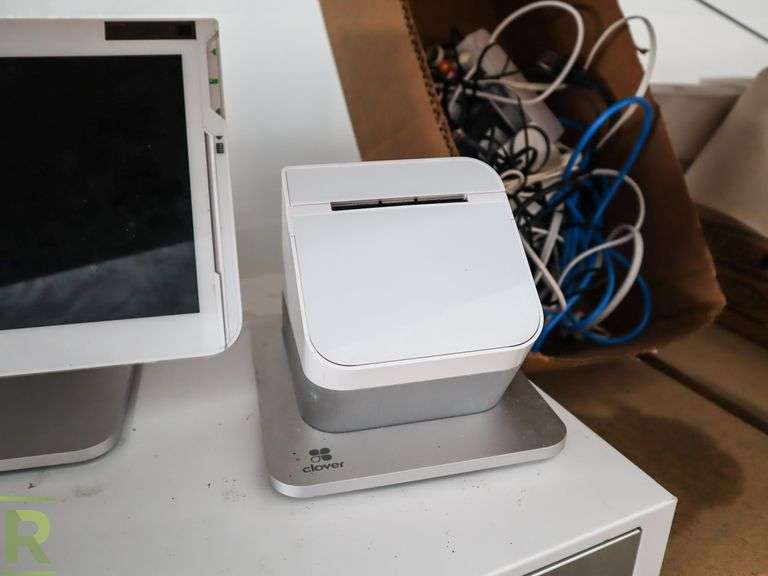 Clover Point Of Sale System; (2) C501 Point Of Sale Terminals, (2) P500 ...