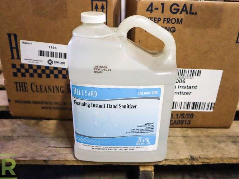 Pallet of Hillyard Foaming Instant Hand Sanitizer - Roller Auctions