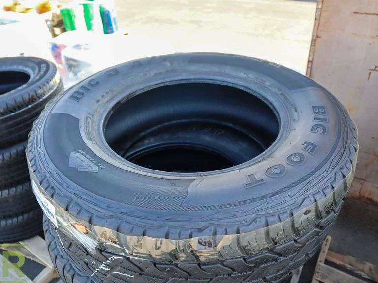(4) Big O Big Foot 265/70R17 Tires; (2) 2021, (1) 2019 and (1) 2020 ...